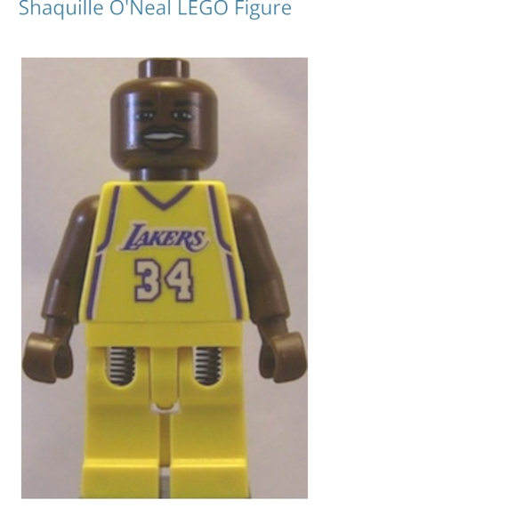 Lego | Toys | Shaquille Oneal Nba Lego Mini Figurine Only Vg No Booklet ...